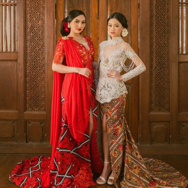5 Potret Jihan Audy dalam Balutan Kebaya Merah, Curi Perhatian ...