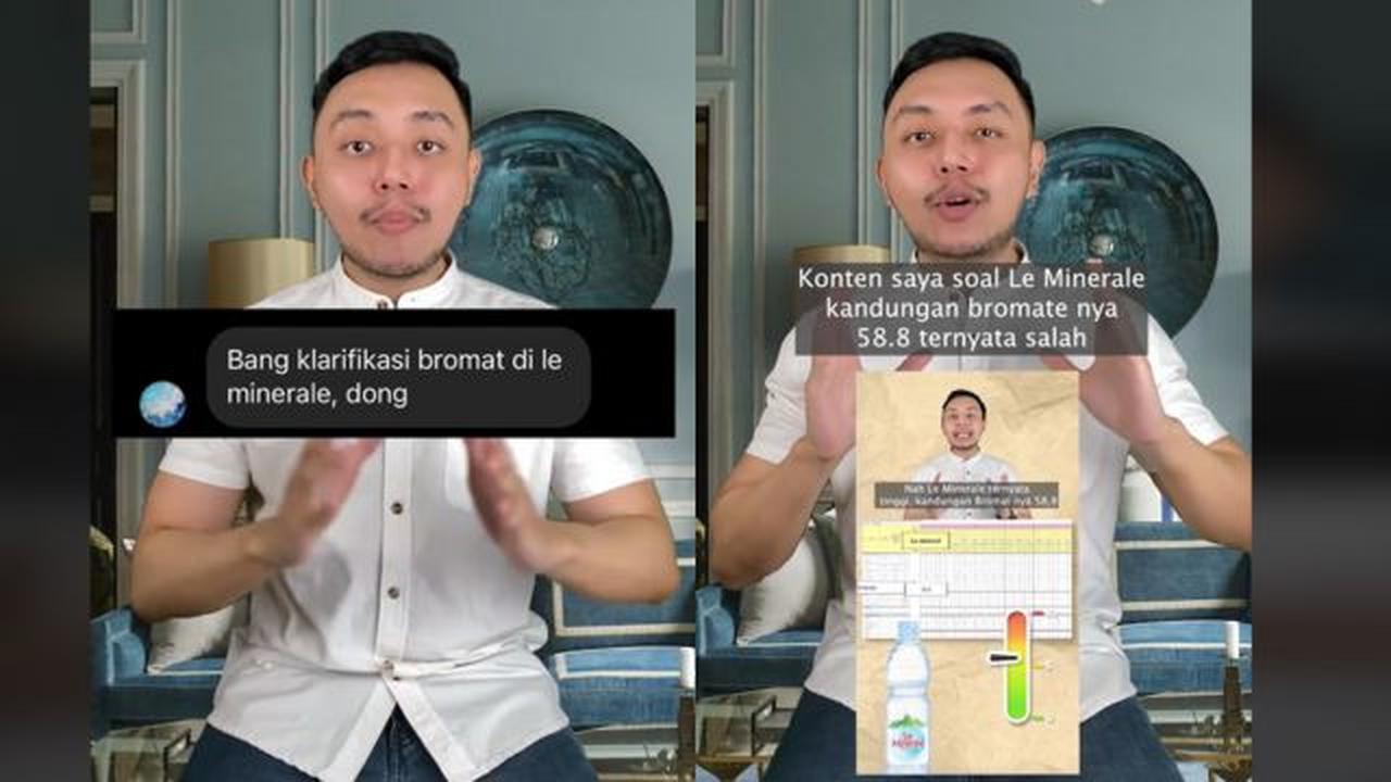 Gerald Vincent Ngaku Salah dan Minta Maaf Sebar Hoaks Kandungan Bromat ...