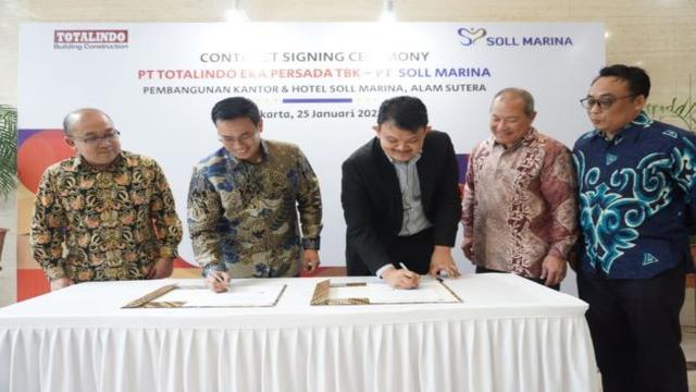 Totalindo Bakal Bangun Kantor dan Hotel Soll Marina Rp 74,8 Miliar ...