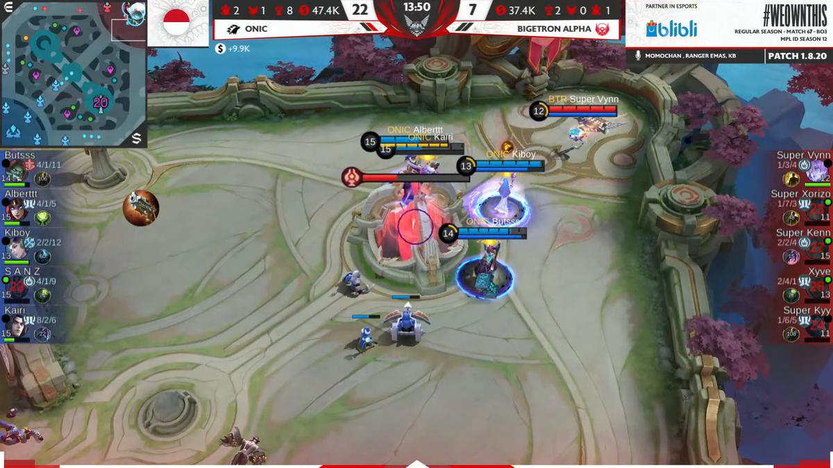 Hasil MPL ID S12 22 September 2023: Onic Tampil Dominan, Bigetron Alpha ...