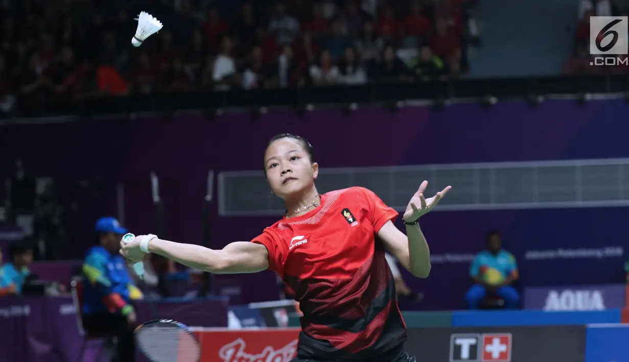 FOTO: Langkah Fitriani Terhenti di 16 Besar - Foto Liputan6.com