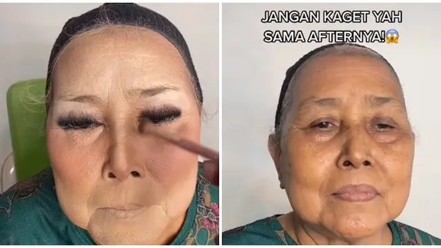 Viral Nenek 70 Tahun Terlihat Cantik Setelah Didandani, Perubahannya Bikin Pangling - Hot ...