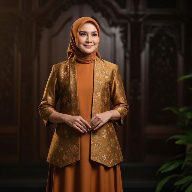 8 Model Gamis Blazer Brokat yang Minimalis tapi Tetap Mewah untuk ...