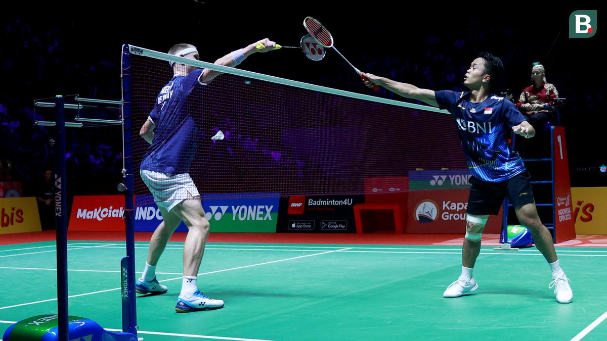Hasil Final Tunggal Putra Indonesia Open 2023: Anthony Ginting Dikalahkan Viktor Axelsen, Tuan ...