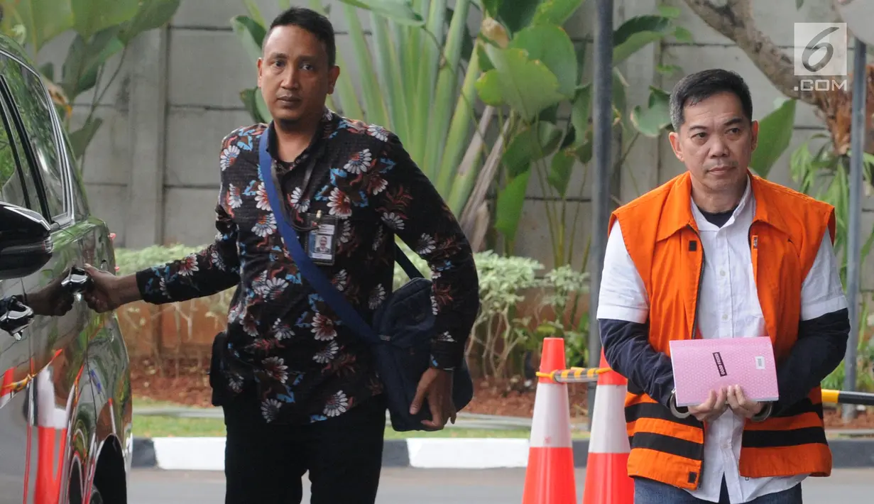 FOTO: Penyuap Aspidum Kejati DKI Kembali Diperiksa KPK - Foto Liputan6.com