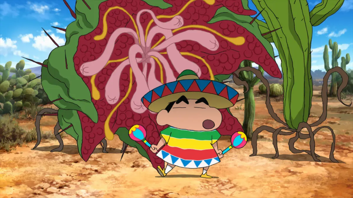 3 Kejanggalan dari Film Crayon Shin-Chan Cactus Attack - Entertainment ...