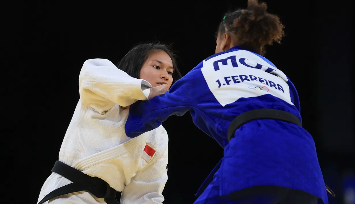 Foto: Menang atas Pejudo Mozambik di 32 Besar, Maryam March Maharani ...