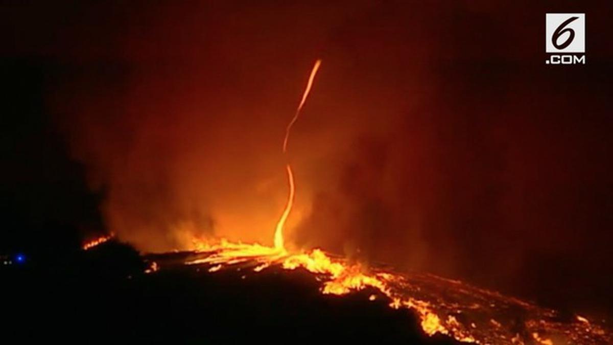 VIDEO: Langka, Inilah Penampakan Tornado Api di Portugal - Global ...