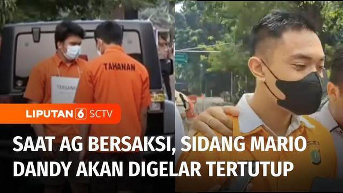 VIDEO: Mario Dandy dan Shane Lukas Jalani Sidang Perdana Hari Ini, Libatkan 12 Jaksa - TV ...