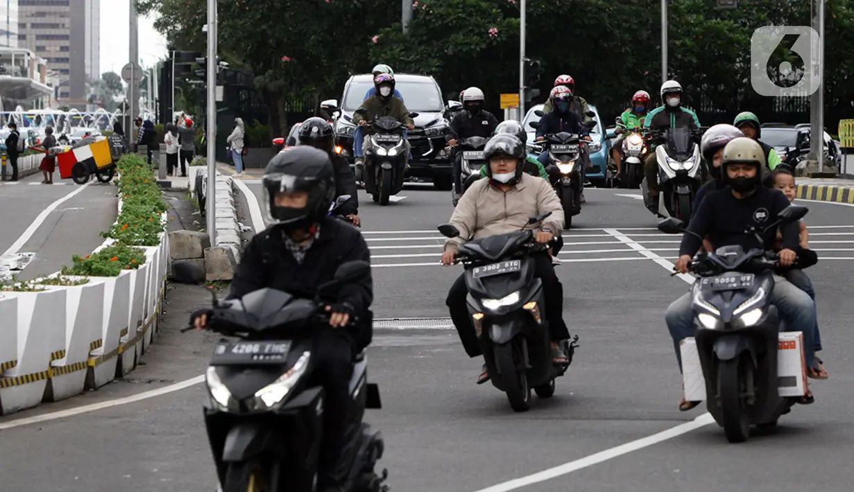 Peningkatan Pengguna Kendaraan Roda Dua - Foto Liputan6.com