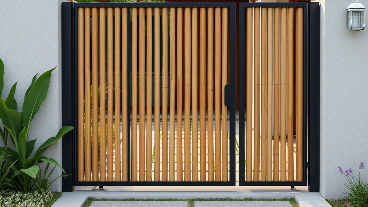 10 Model Pintu Pagar Minimalis Terbaru 2025, Percantik Fasad Rumah ...