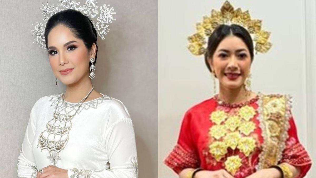 Gaya Kontras Dua Mantu Mantan Presiden SBY di Upacara HUT ke-79 RI, Annisa Pohan-Aliya Rajasa ...
