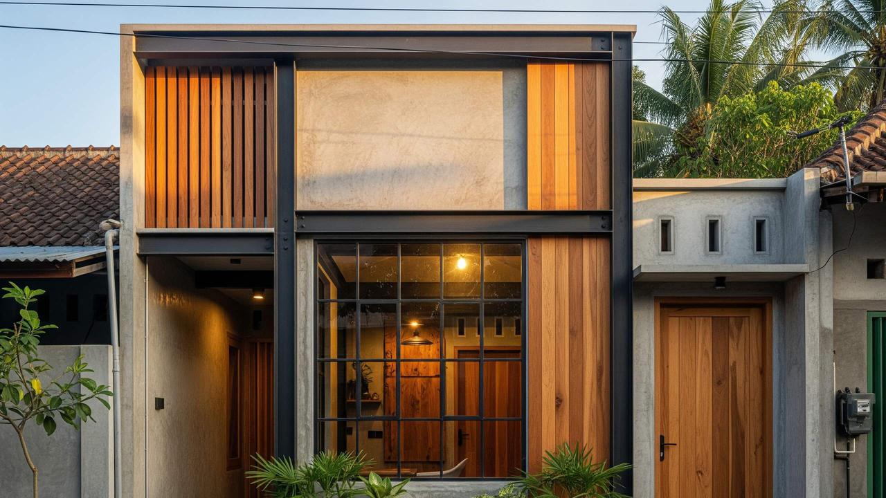 7 Model Depan Rumah Kayu Minimalis, Tampak Elegan dan Hangat