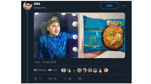 7 Gaya Fashion Nassar KDI Mirip Warna Mie Instan ala Netizen Ini Kocak ...