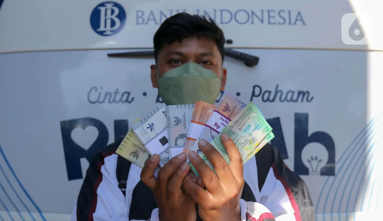 Penukaran Uang Baru untuk Lebaran Sudah Bisa Dilakukan - Foto Liputan6.com