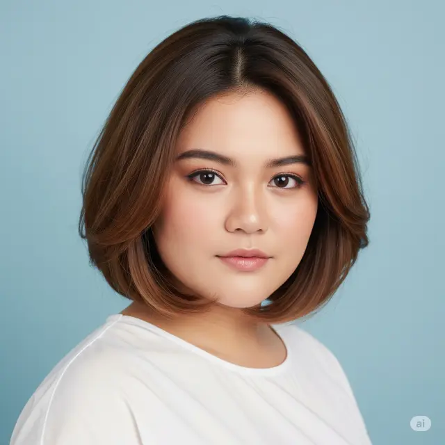 7 Model Rambut Bob Pendek untuk Wajah Bulat dan Gemuk yang Bikin Wajah ...