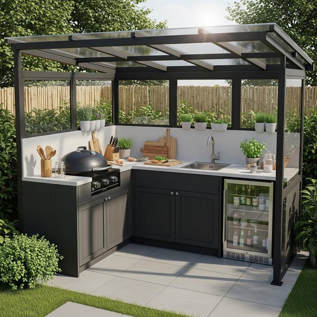 8 Desain Dapur Outdoor di Belakang Rumah Ukuran 2x4 Meter, Maksimalkan ...