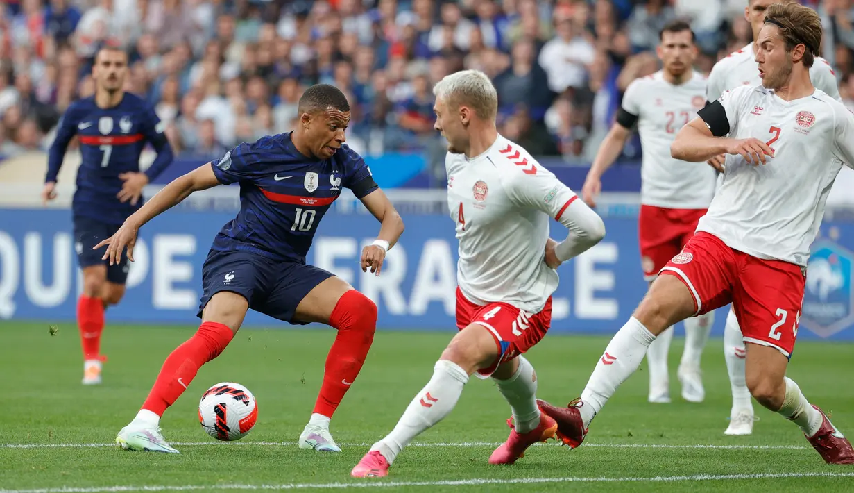 FOTO: Prancis vs Denmark, Juara Bertahan Ditundukkan Tim Dinamit - Foto ...