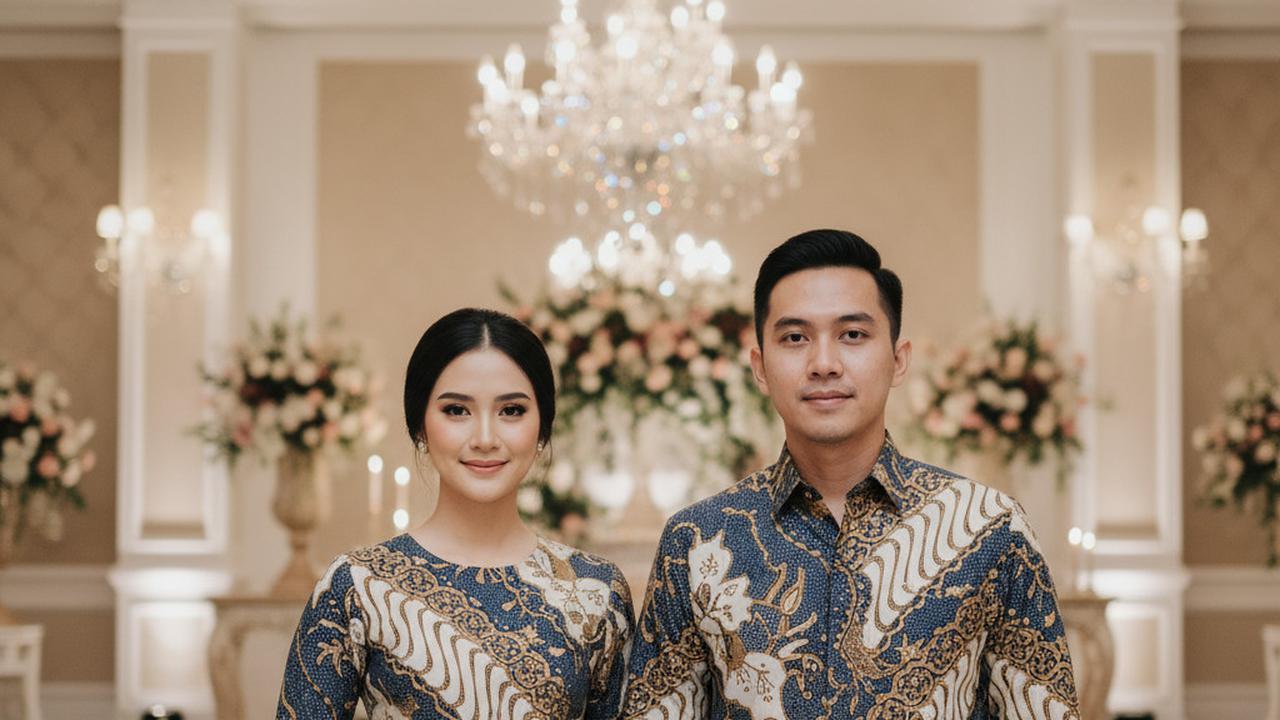 8 Model Gamis Batik Couple yang Elegan dan Nyaman, Inspirasi agar ...