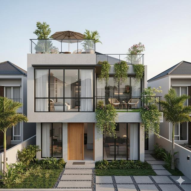 7 Gambar Rumah Minimalis Cor Dak, Inspirasi Hunian Kokoh dan Bergaya ...