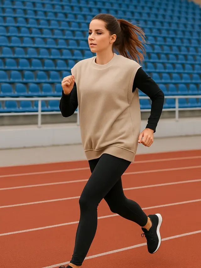 5 Inspirasi Outfit Lari, Tampil Sporty dan Stylish - Hot Liputan6.com