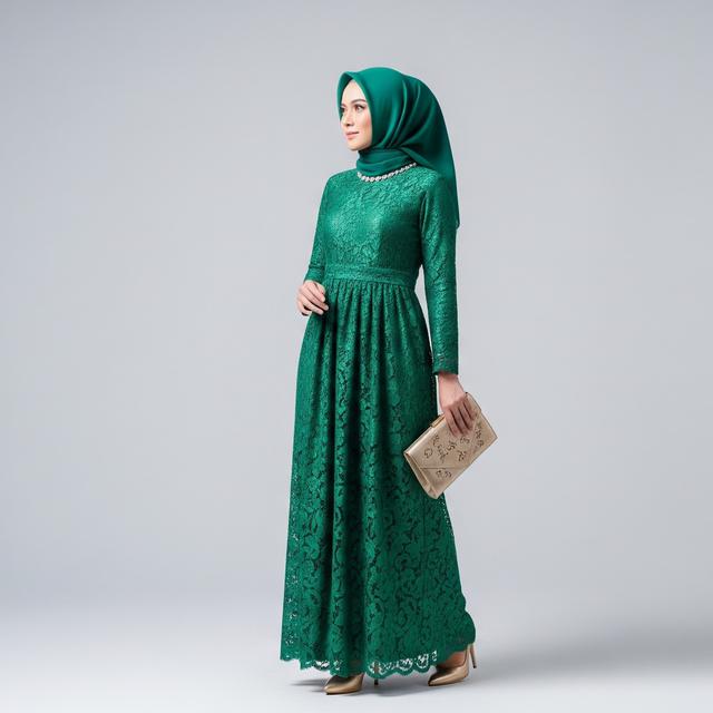 7 Model Gamis Brokat Terbaru 2026, Tampilkan Kesan Stylish