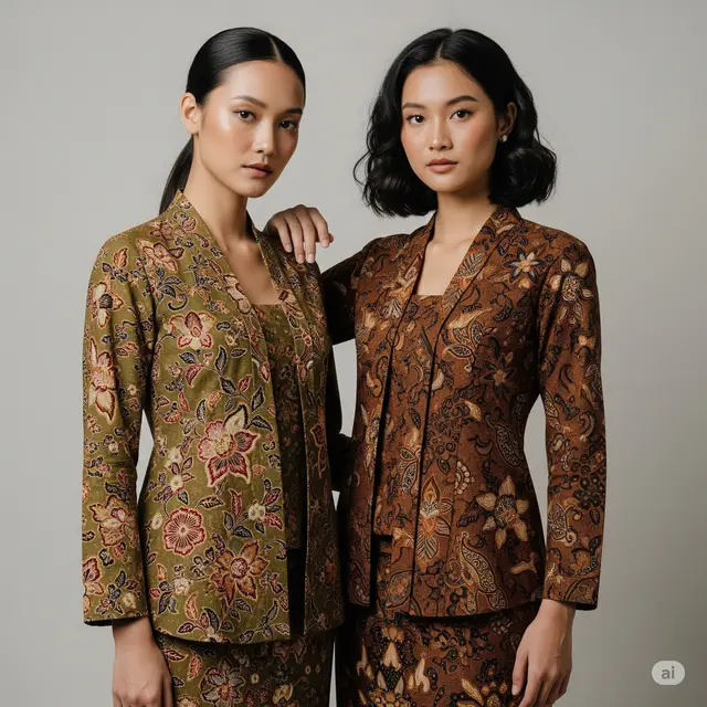 9 Model Batik Wanita Lengan Panjang untuk Kondangan yang Elegan dan ...