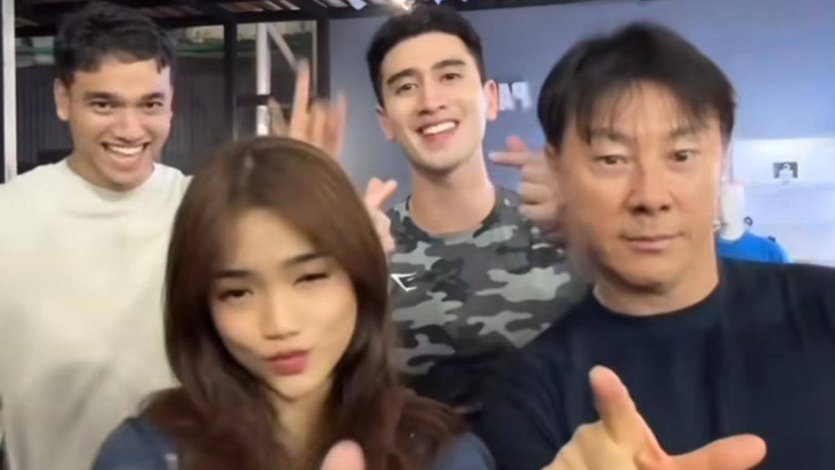 Gaya Fuji An Ajak Shin Tae Yong Joget Velocity Bersama Verrel Bramasta