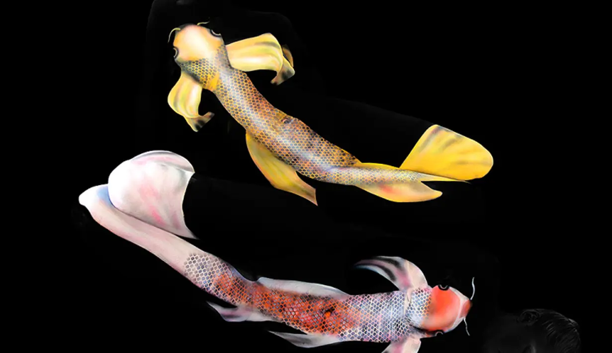 Kreatif, Seniman Ini Buat Simbol-Simbol Astrologi Dengan Body Painting ...