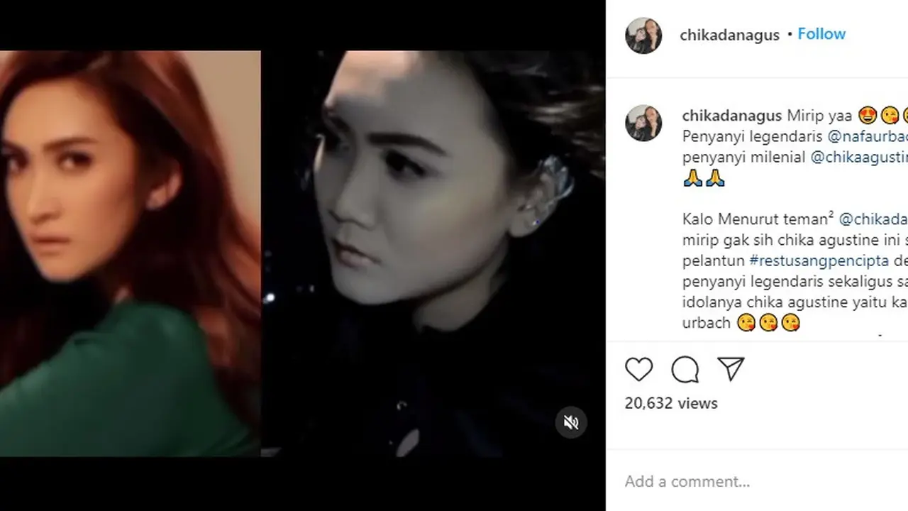 Mengaku Mirip Nafa Urbach, Penyanyi Chika Agustine Ingin Tampil Bareng ...
