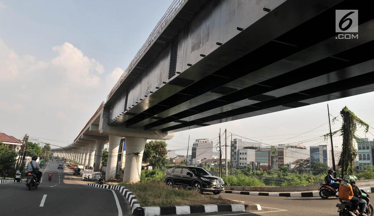 FOTO: Dibangun 2015, Pembangunan JLNT Pluit Mangkrak - Foto Liputan6.com