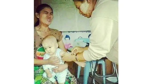5 Ekspresi Lucu Anak saat Disuntik Ini Bikin Iba Sekaligus Ingin Senyum ...