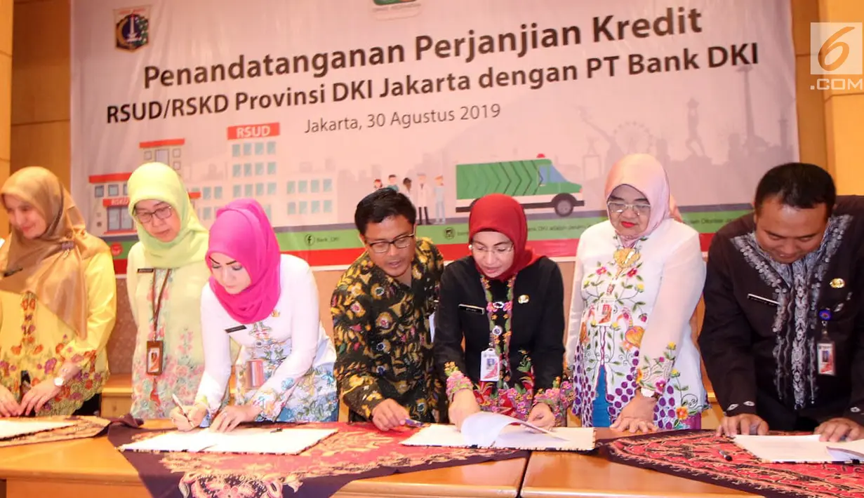 FOTO: Bank DKI Salurkan Kredit Rp 93 Miliar untuk 6 RSUD DKI Jakarta ...