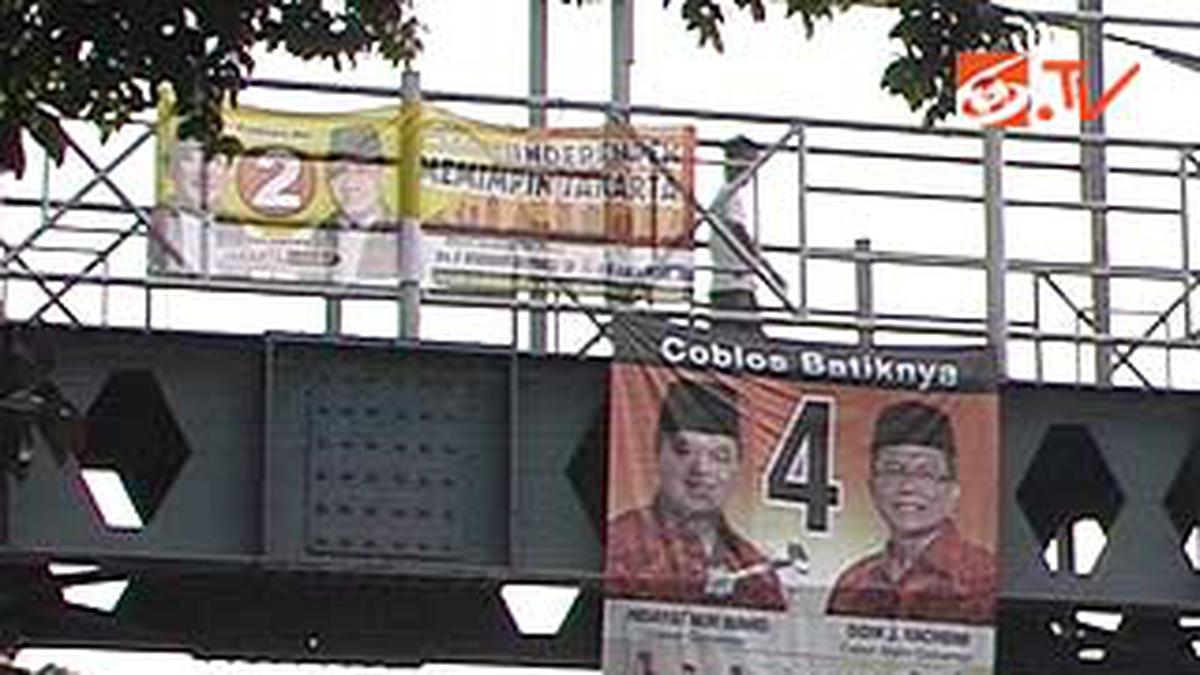 Atribut Kampanye Masih Terpasang di Banyak Lokasi - News Liputan6.com