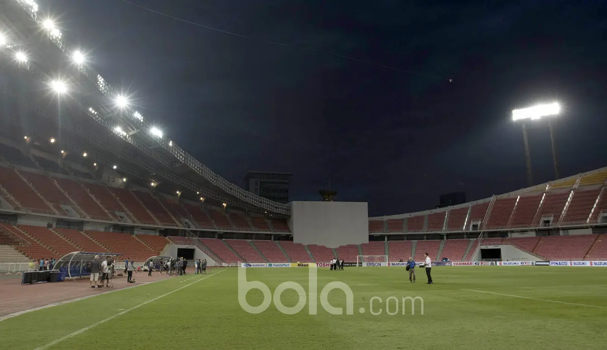 Megahnya Stadion Rajamangala Saksi Final Piala AFF 2016 - Foto Bola.com