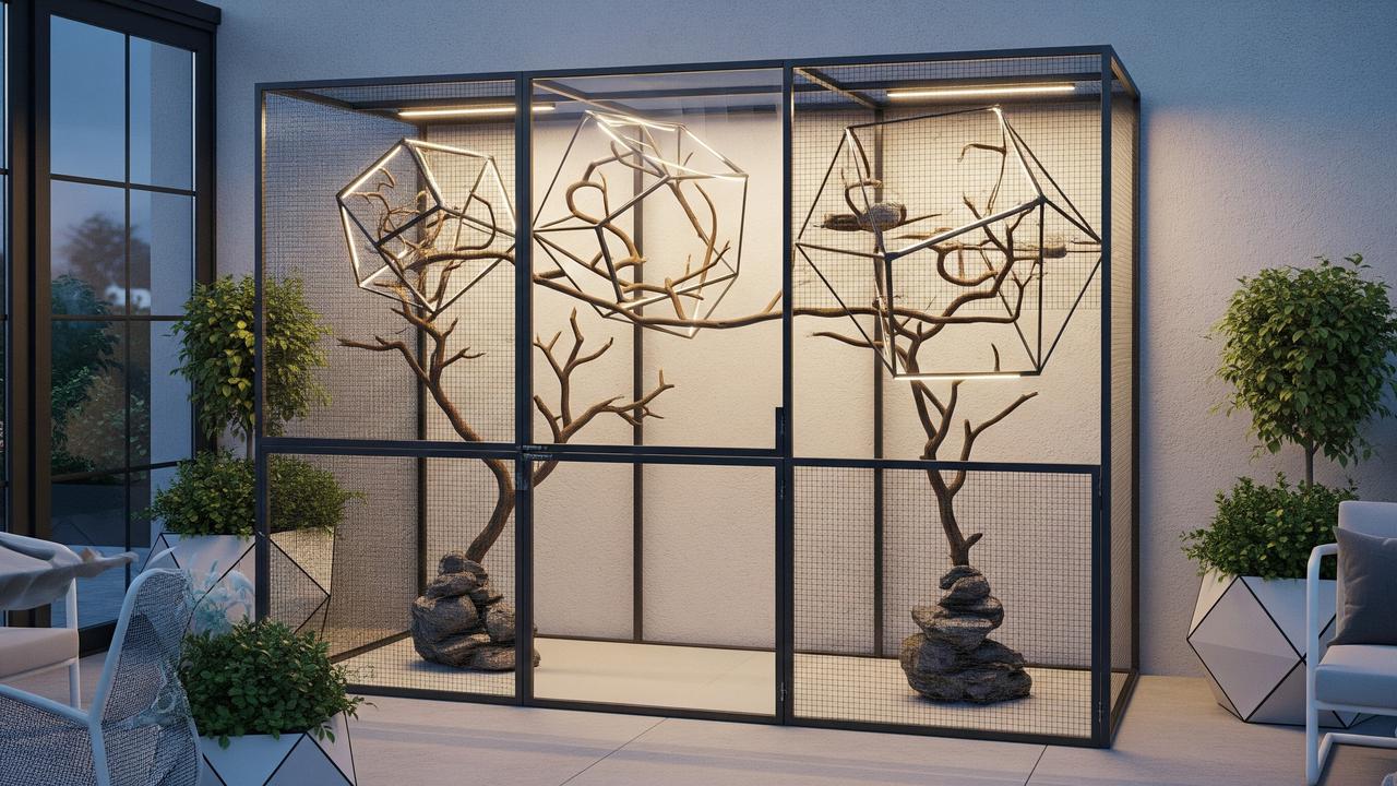 8 Inspirasi Aviary Burung Kecil di Teras Rumah yang Natural Tapi Tetap ...
