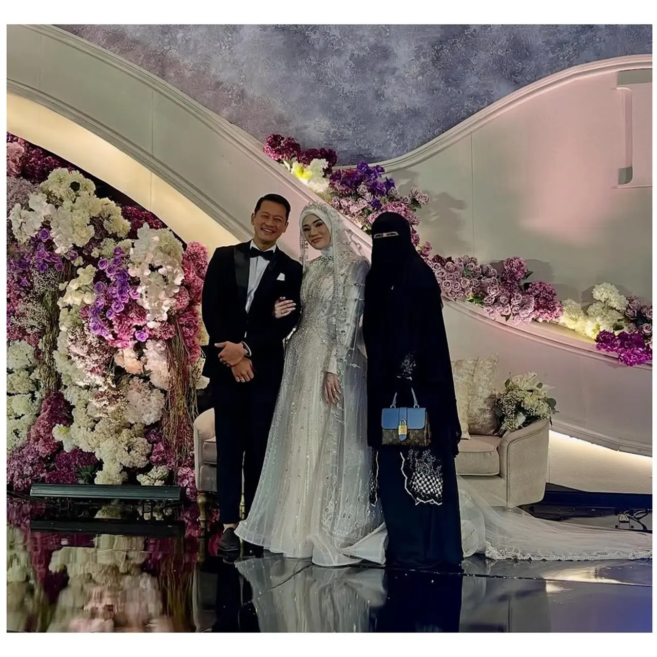 6 Potret Publik Figur di Pernikahan Clara Shinta dan Alexander Assad ...
