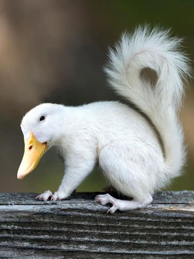 6 Editan Foto Jika Tupai Digabung dengan Hewan Lain Ini Tampak Aneh ...