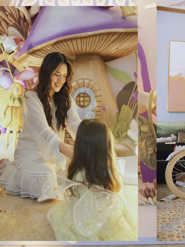 7 Potret Ulang Tahun Putri Raisa ke-4, Rayakan dengan Tema Fairies ...