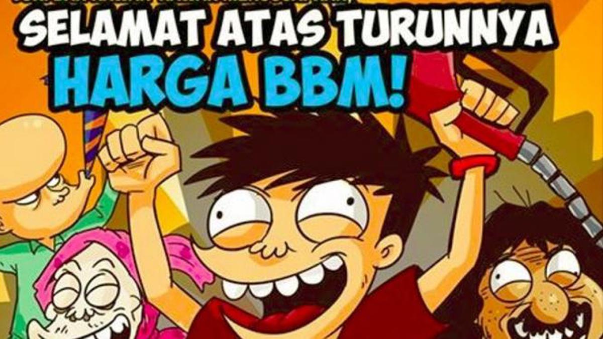 Aneka Meme Lucu Menyambut Harga BBM Turun