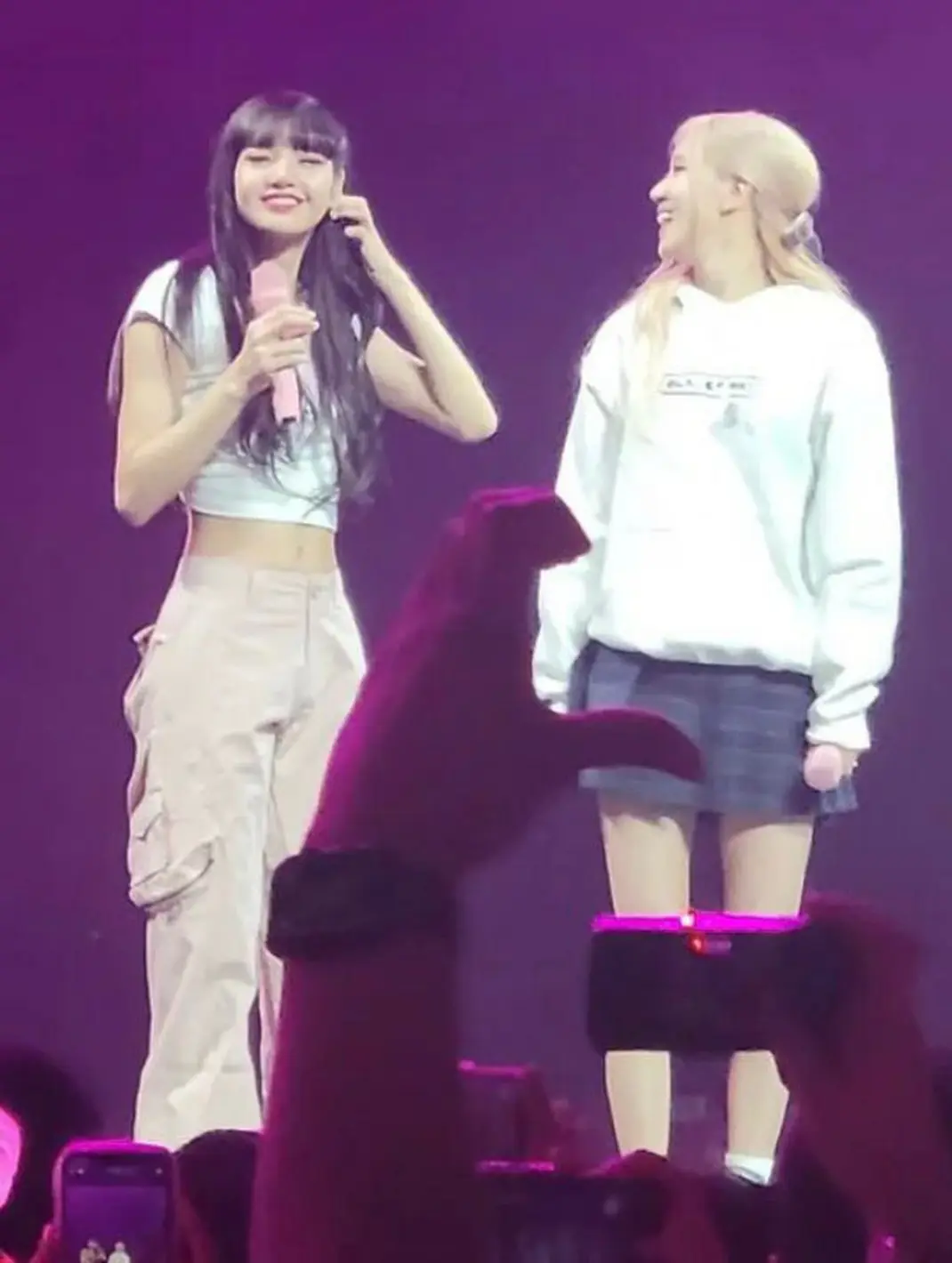 6 Potret Kebersamaan Lisa dan Rose di Tur BLACKPINK, Perang Dingin ...