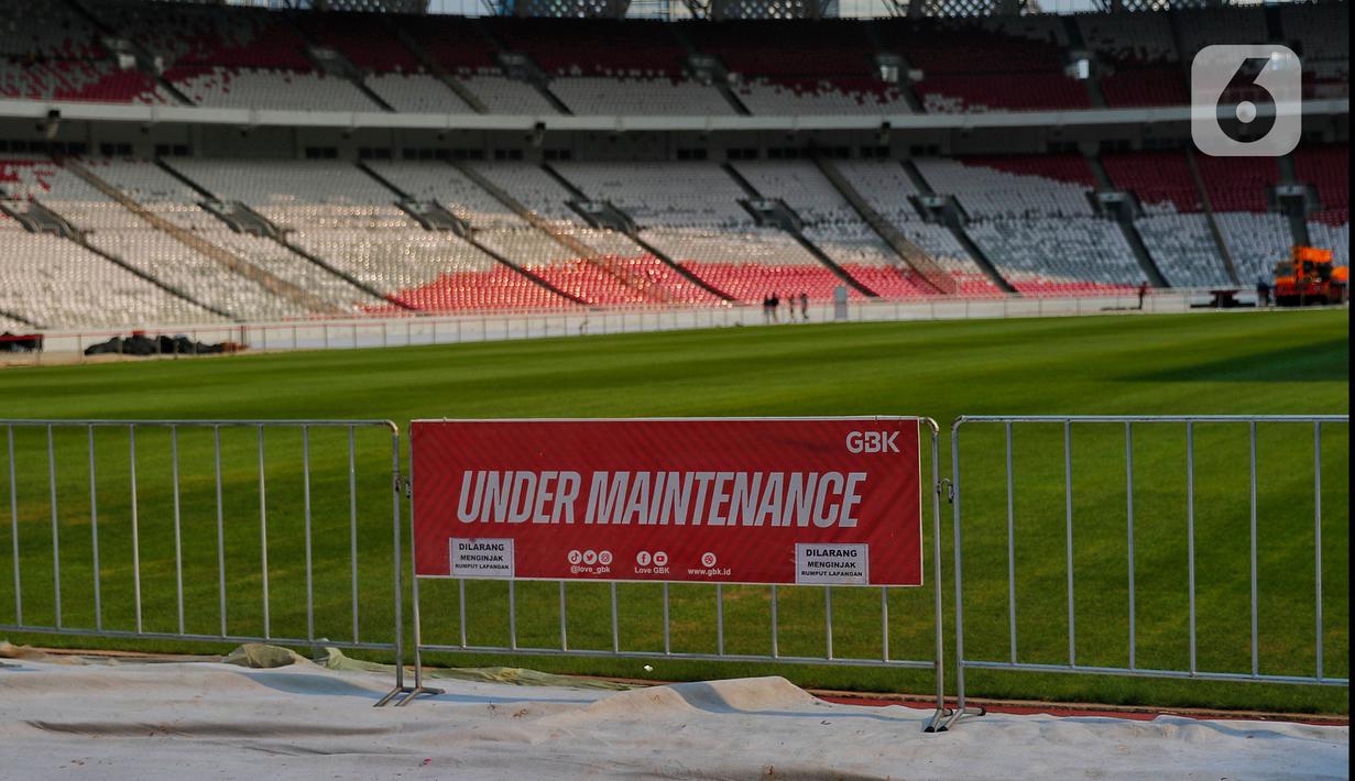 Rumput Stadion Utama Gelora Bung Karno Memprihatinkan usai Gelaran ...