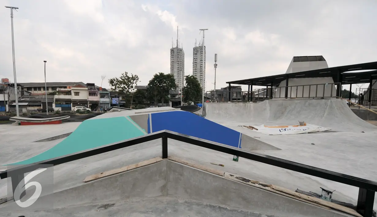 Disulap Jadi Skate Park, Begini Penampilan Baru Kalijodo - Foto ...