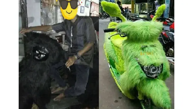 9 Potret Motor Modifikasi Paling Nyeleneh, Dijamin Ketawa Geli ...