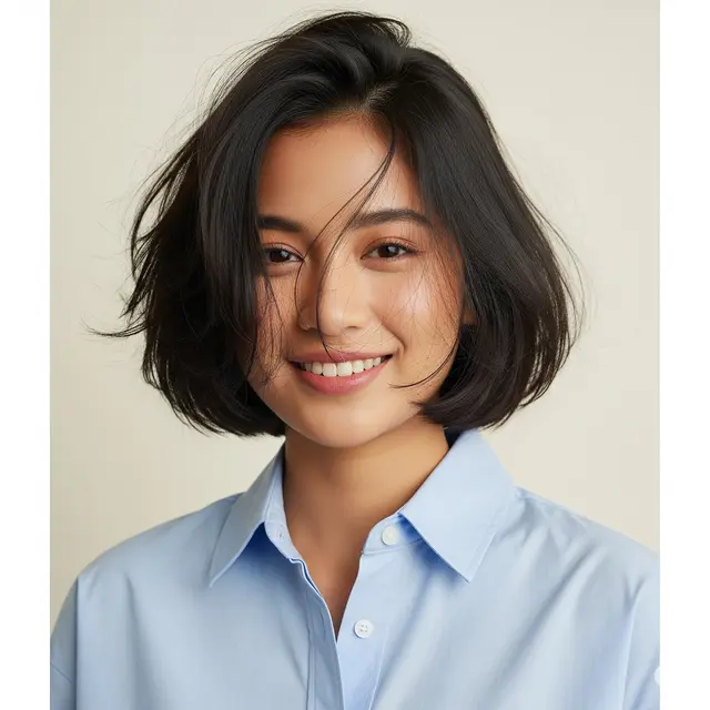 10 Potongan Rambut Tanpa Catok yang Tetap Stylish, Keren Meski ...