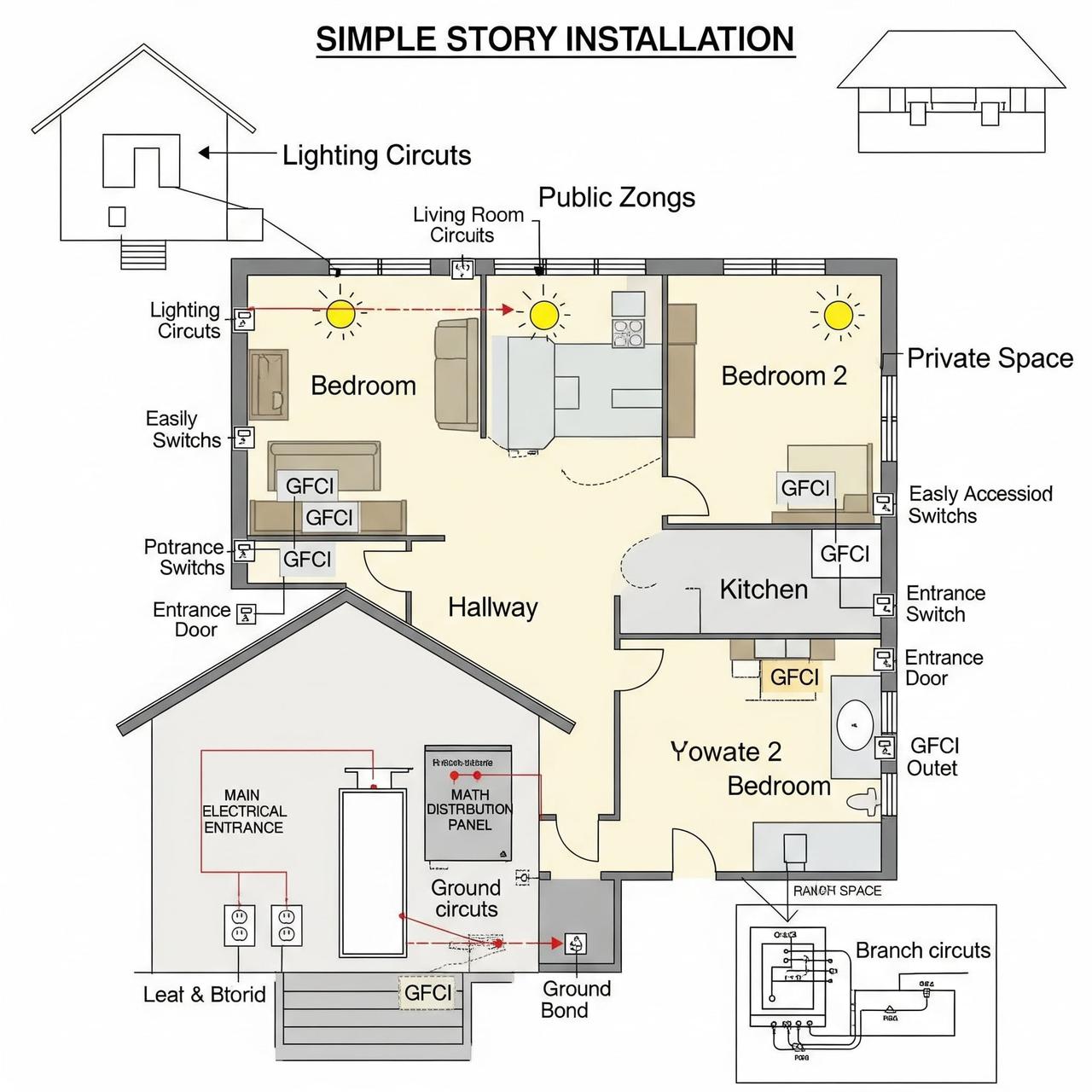5 Contoh Instalasi Listrik Rumah Sederhana, Lengkap dengan Referensi ...