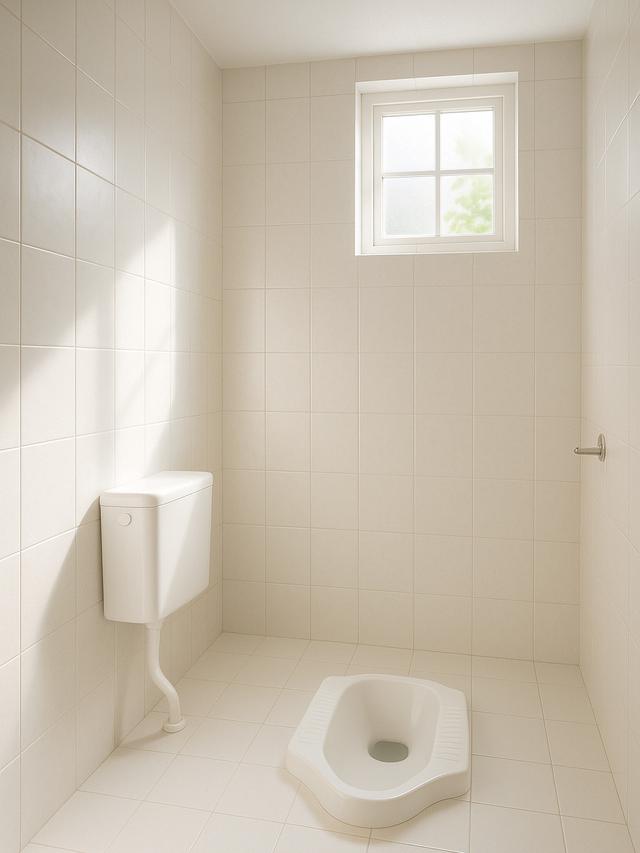7 Model Kamar Mandi WC Jongkok dengan Flush Gaya Minimalis