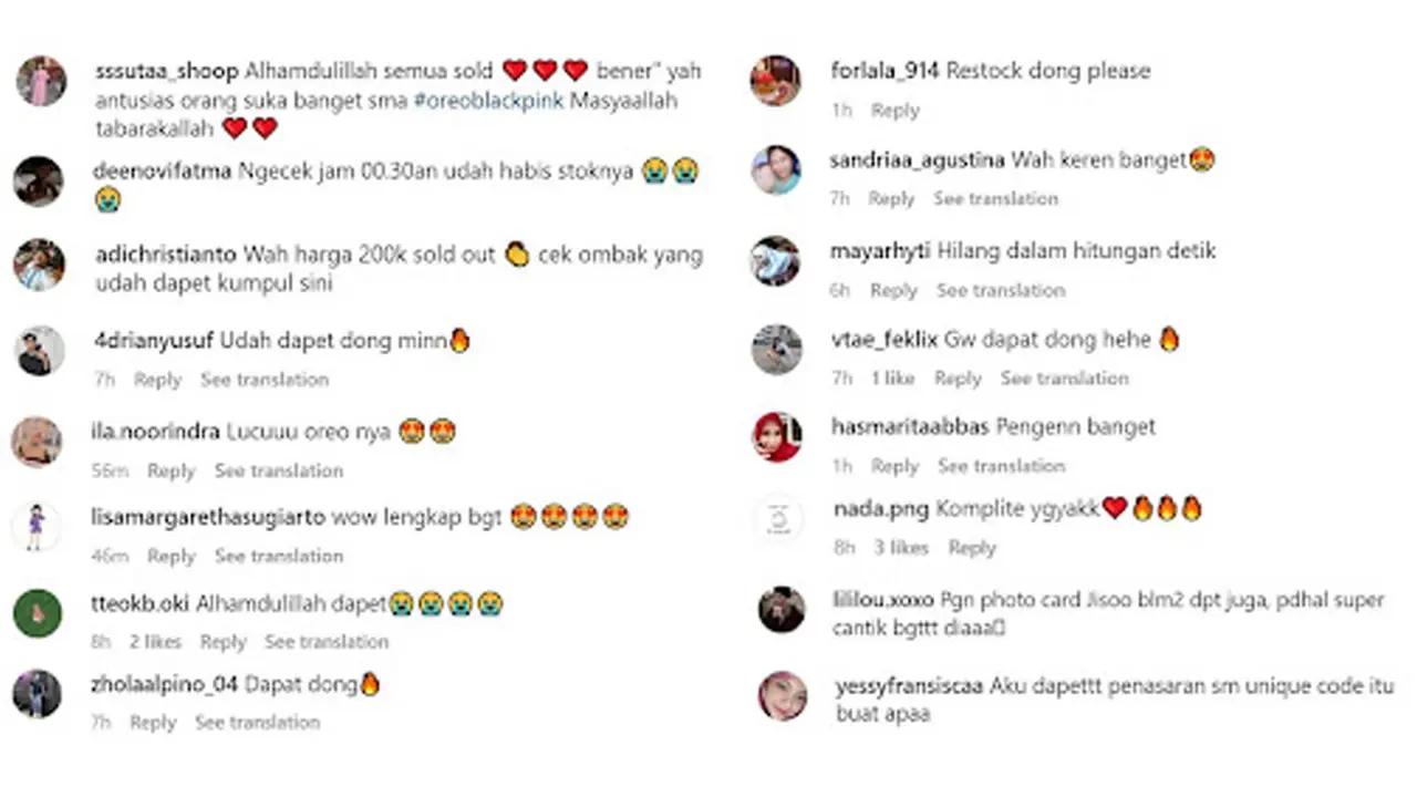 Gokil! Dalam Waktu 7 Menit, Special Bundle Pack #OREOBLACKPINK Sold Out ...