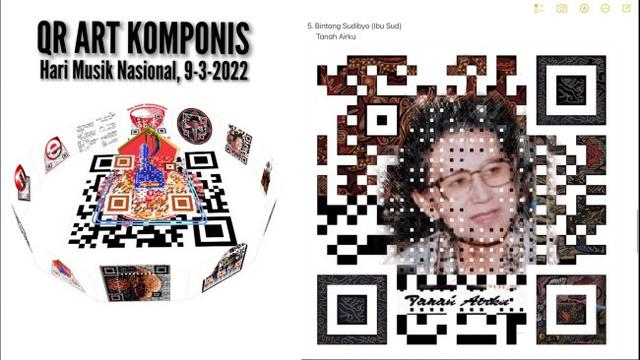 Saat Qr Art Mas D Satukan Komponis Indonesia Dalam Sebuah Pameran Virtual - Jatim Liputan6.com
