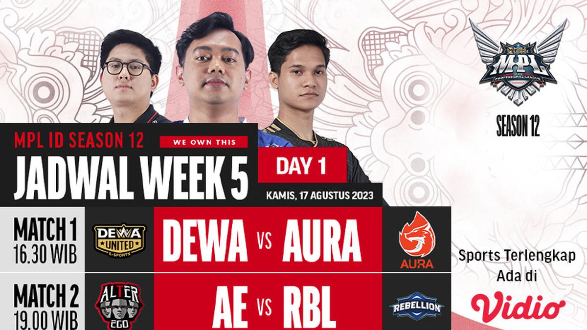 Jadwal Live Streaming MPL Indonesia Season 12 Week 5 di Vidio